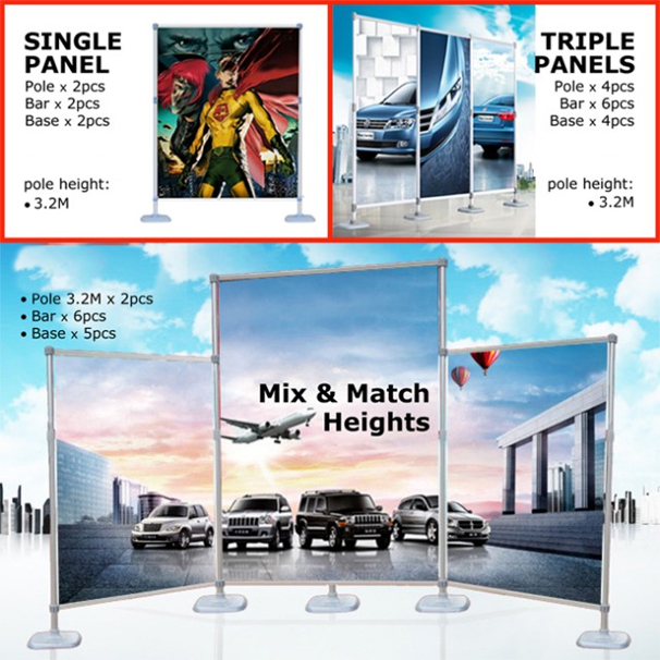 Adjustable Backdrop Stand | 121signs