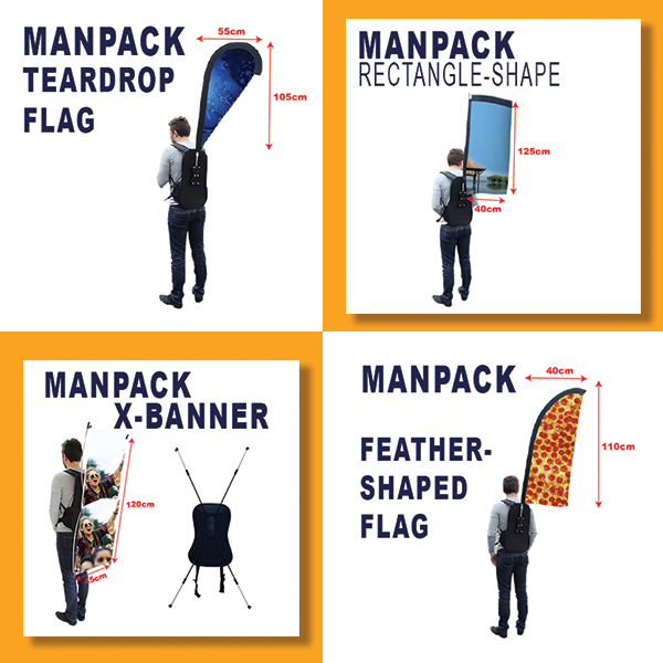FLAG BACKPACK Banners | 121signs
