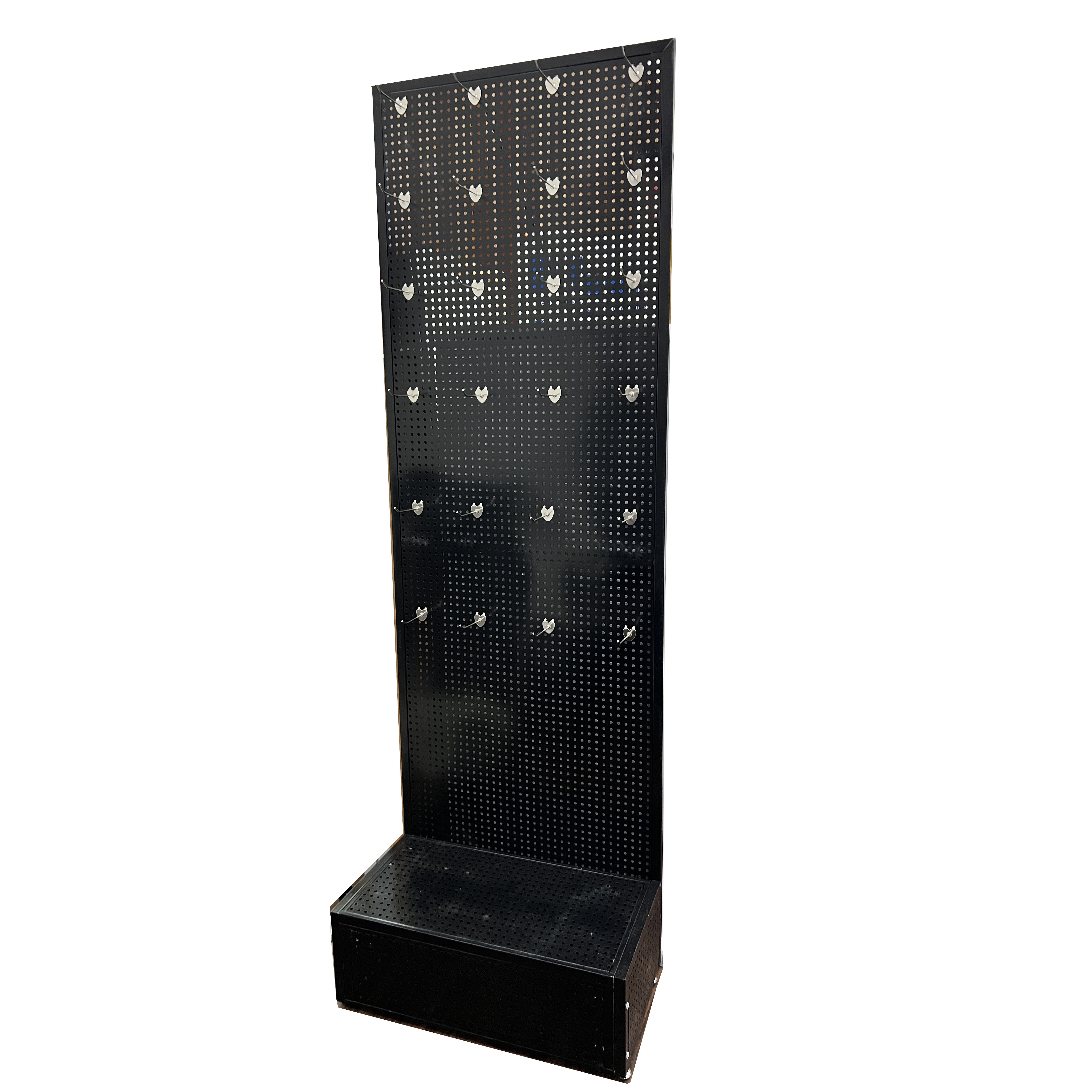 Hardware Tool Display Rack (Hole Board) - Black | 121signs
