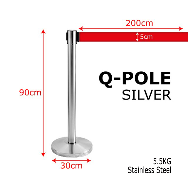 Q Pole Stand, Queue Stand | 121signs